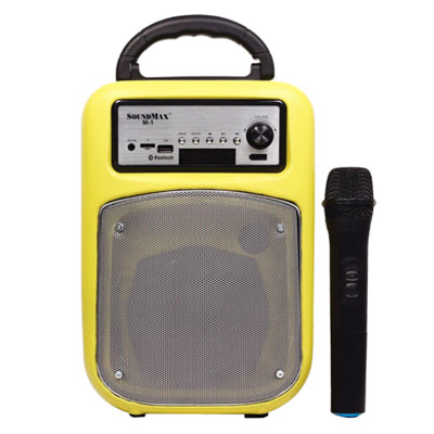 Loa SOUNDMAX M1/ 2.0 Loa trợ giảng kèm mic , Bluetooth,USB,SD
