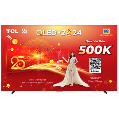 Google Tivi TCL QLED 4K 55 inch 55C655
