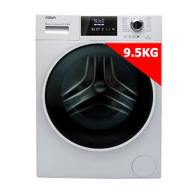 Máy giặt Aqua Inverter 9.5 kg AQD-D950E.W lồng ngang giá rẻ, chính hãng ...