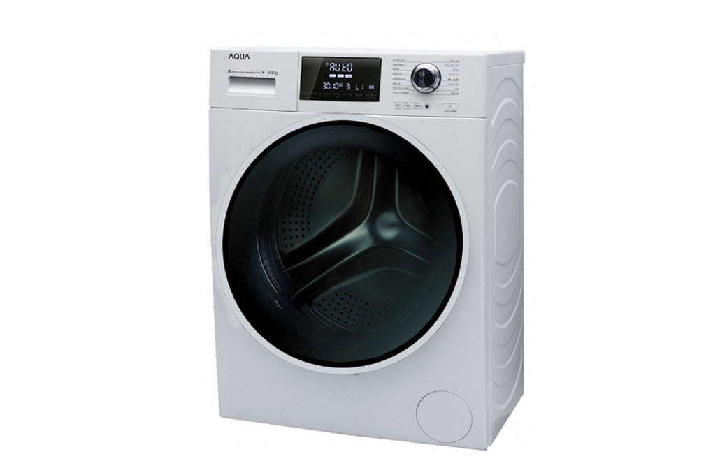 Máy giặt Aqua Inverter 9.5 kg AQD-D950E.W lồng ngang giá rẻ, chính hãng ...