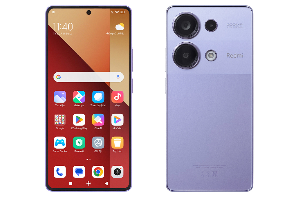 Điện thoại Xiaomi Redmi Note 13 Pro 8GB/128GB Tím