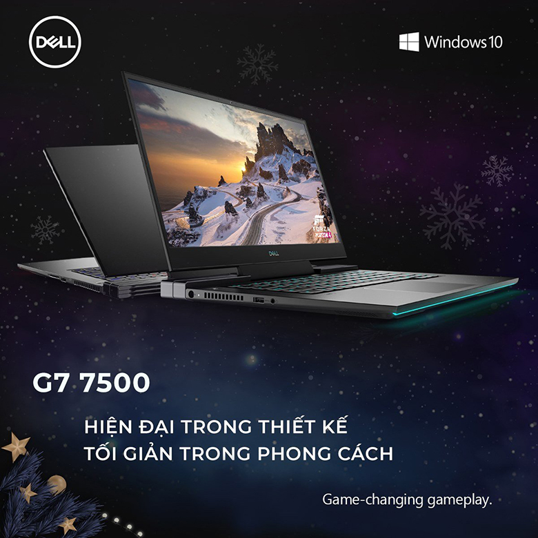 Laptop Dell Gaming G7 7500 G7500B Core i7-10750H